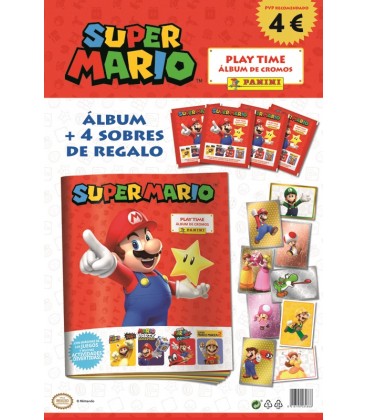 Pack Album Super Mario + 4 Sobres | Bettoy Coleccionistas