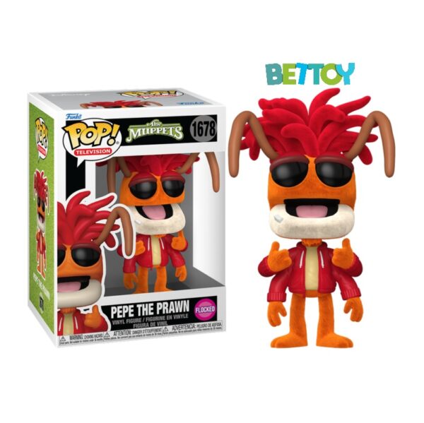 Funko Pop Television 1678 Pepe The Prawn Flocked | Bettoy.es